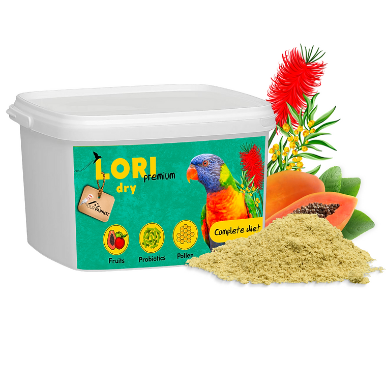 Your Parrot Lori Dry – Alimento completo premium para loris (1,5 kg) - loropets